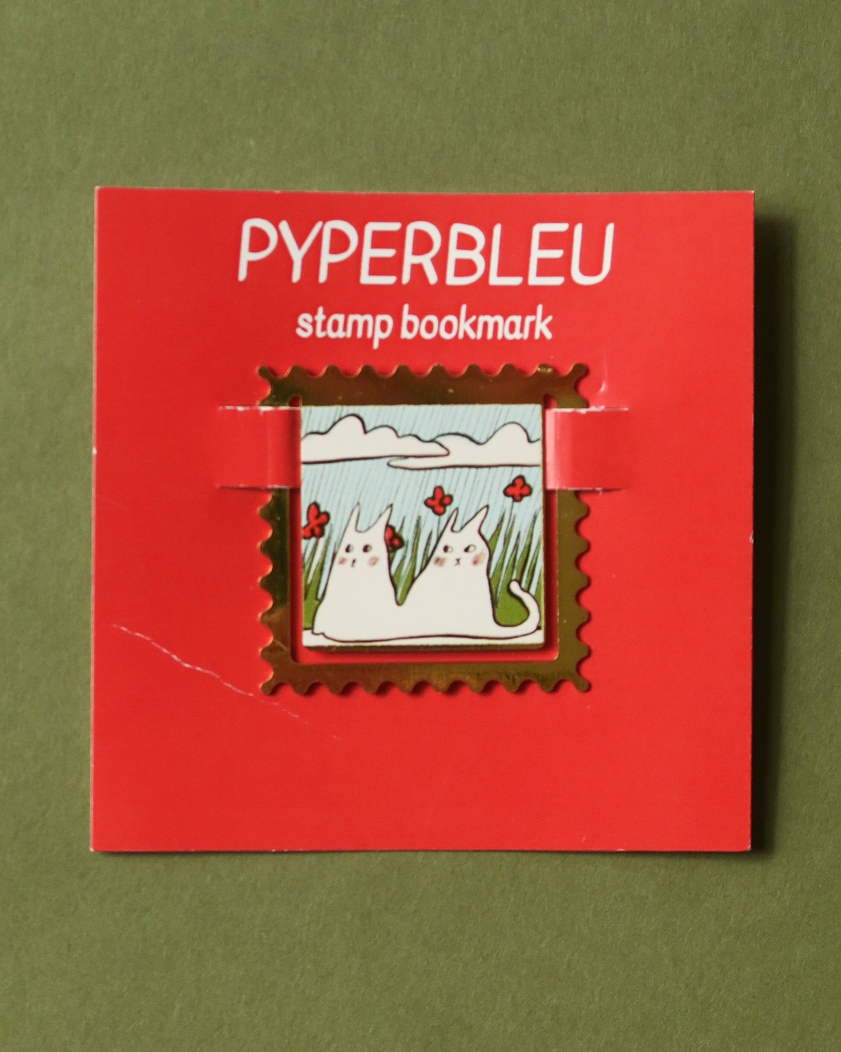 Golden Stamp Bookmark