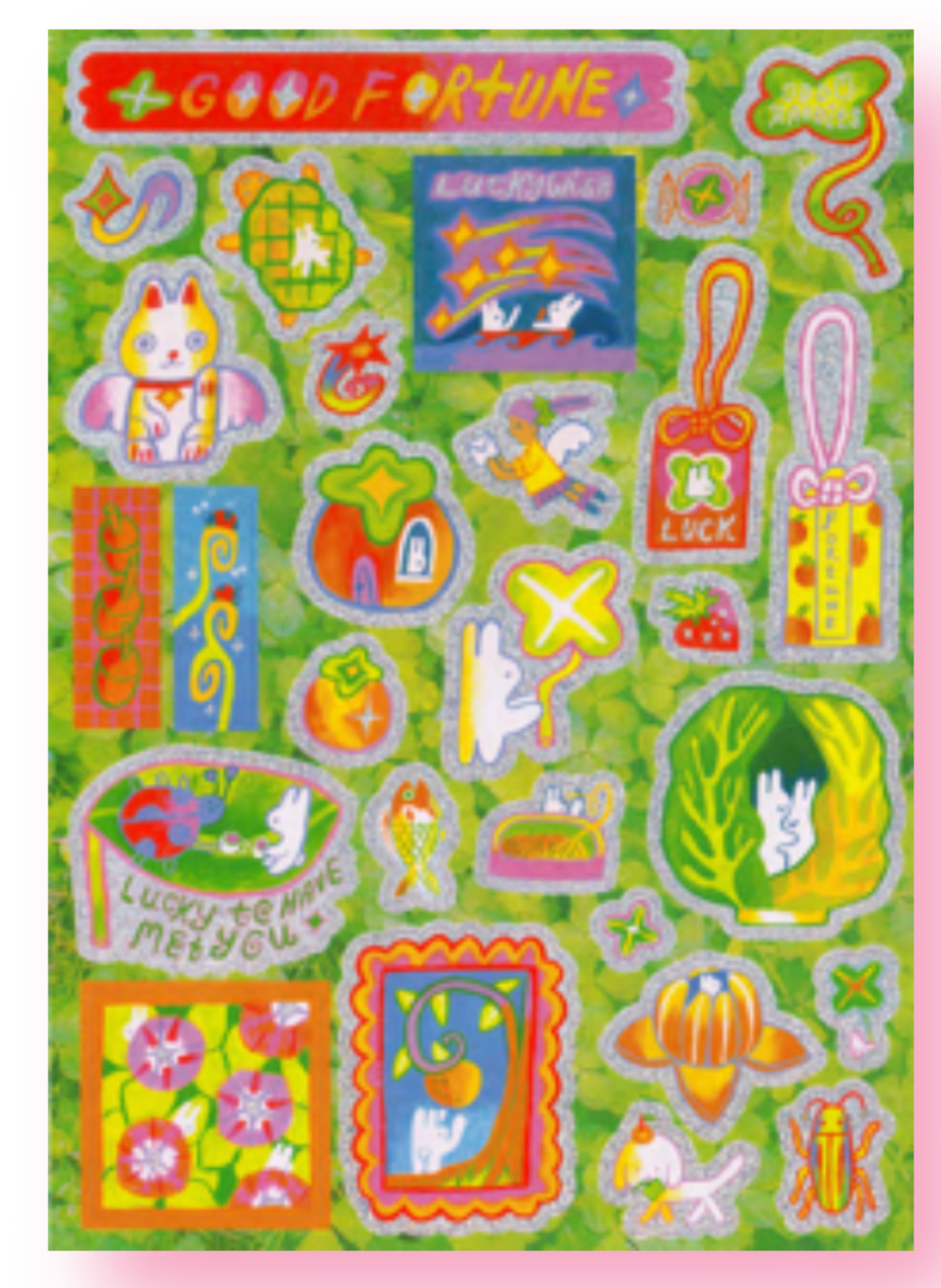 Sticker Sheets (Odd Rabbits) Transparent & Glitter