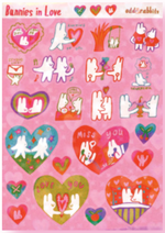 Sticker Sheets (Odd Rabbits) Transparent & Glitter